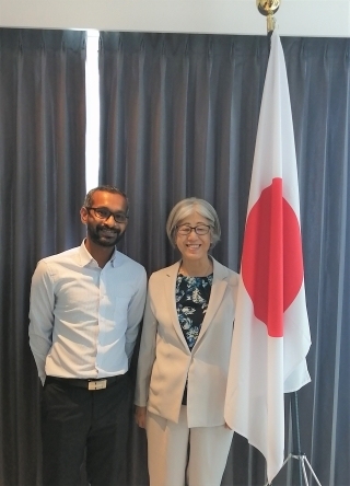 The Candidate for MEXT Scholarship 2021 met with the Japanese ...